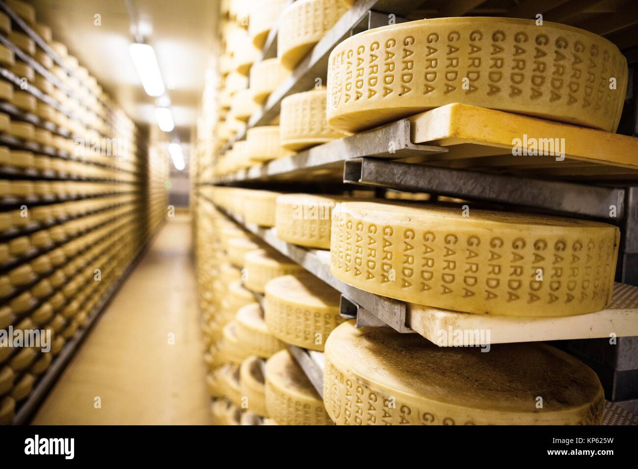Garda cheese, Lombardy, Italy Stock Photo - Alamy