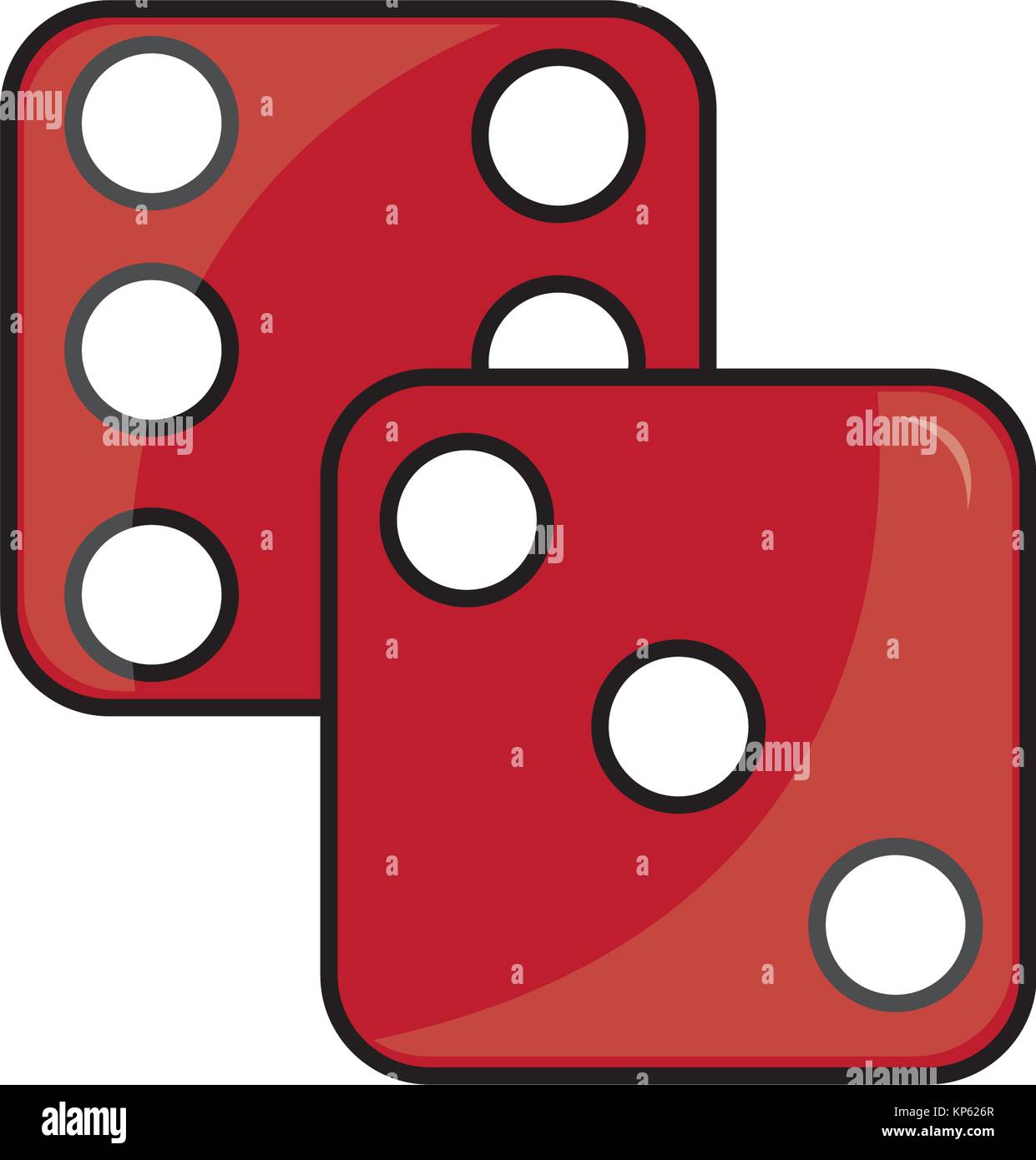 Isolated dice design Stock Vector Image & Art - Alamy