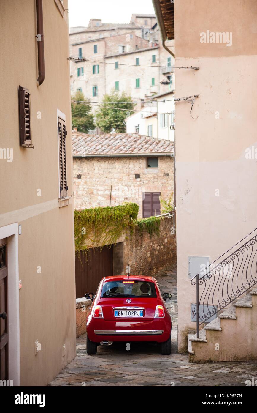 Small italian street. Tuscany, Italy Stock Photo - Alamy