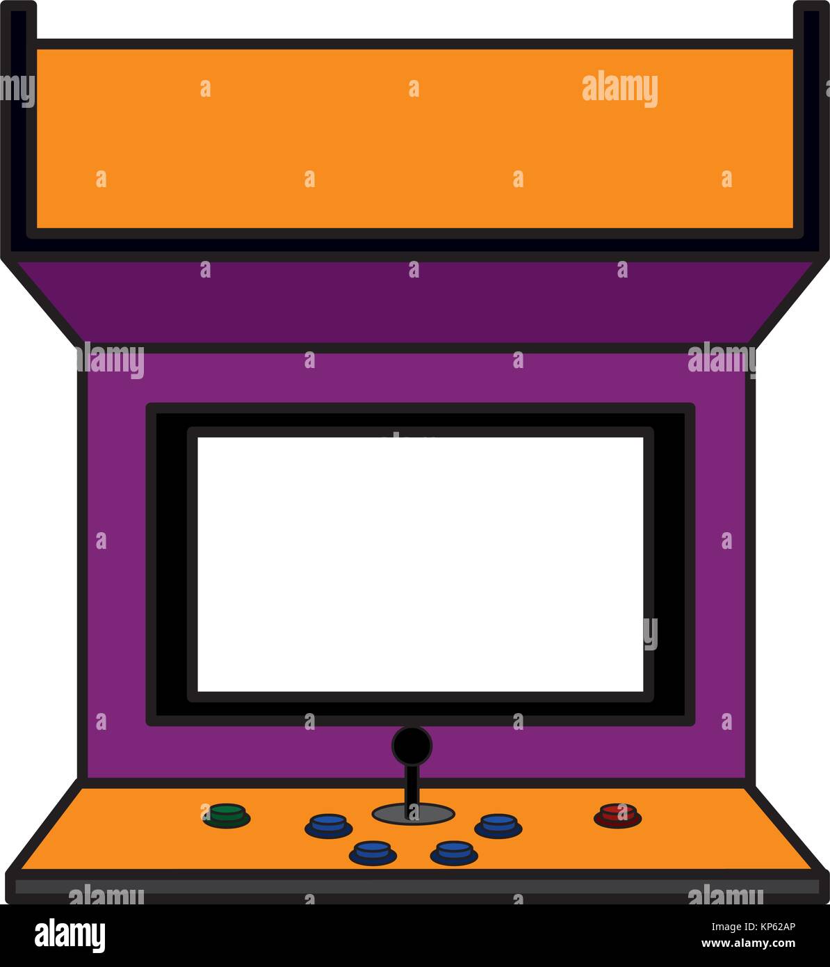 Arcade machine design Stock Vector Image & Art - Alamy