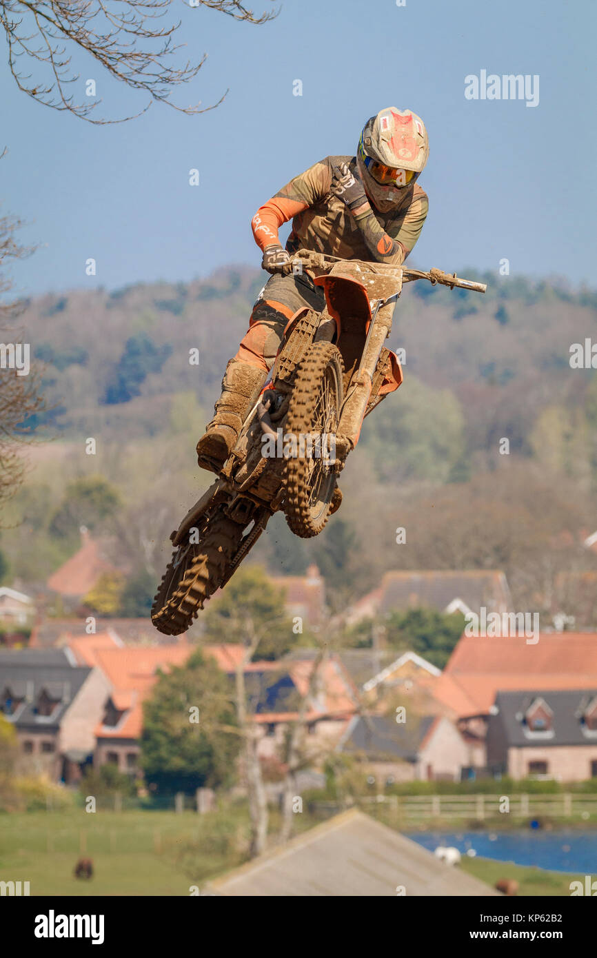 Solo bike action at the 2017 Maxxis British Motocross Championship ...