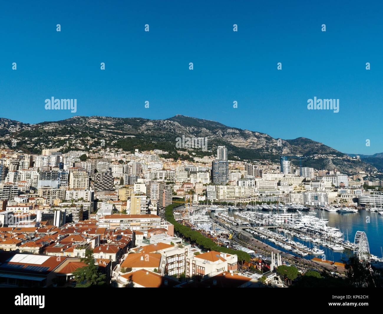 View over Port de Monaco, Montecarlo, Monaco Stock Photo - Alamy