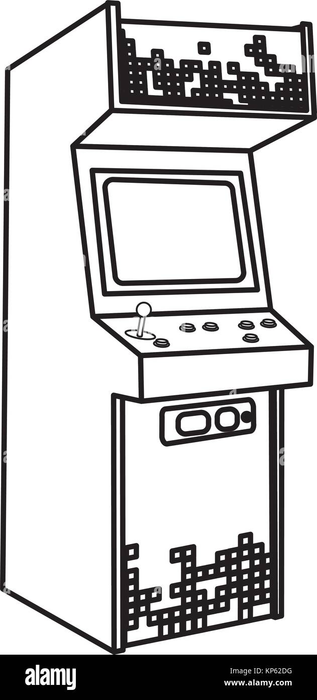 Arcade machine design Stock Vector Image & Art - Alamy