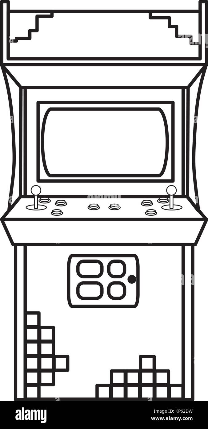Arcade machine design Stock Vector Image & Art - Alamy