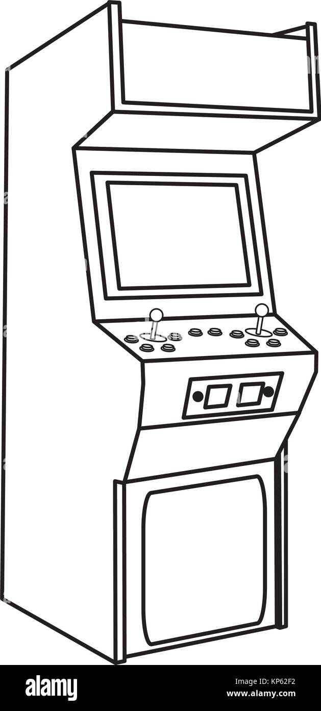 Arcade Game Drawing
