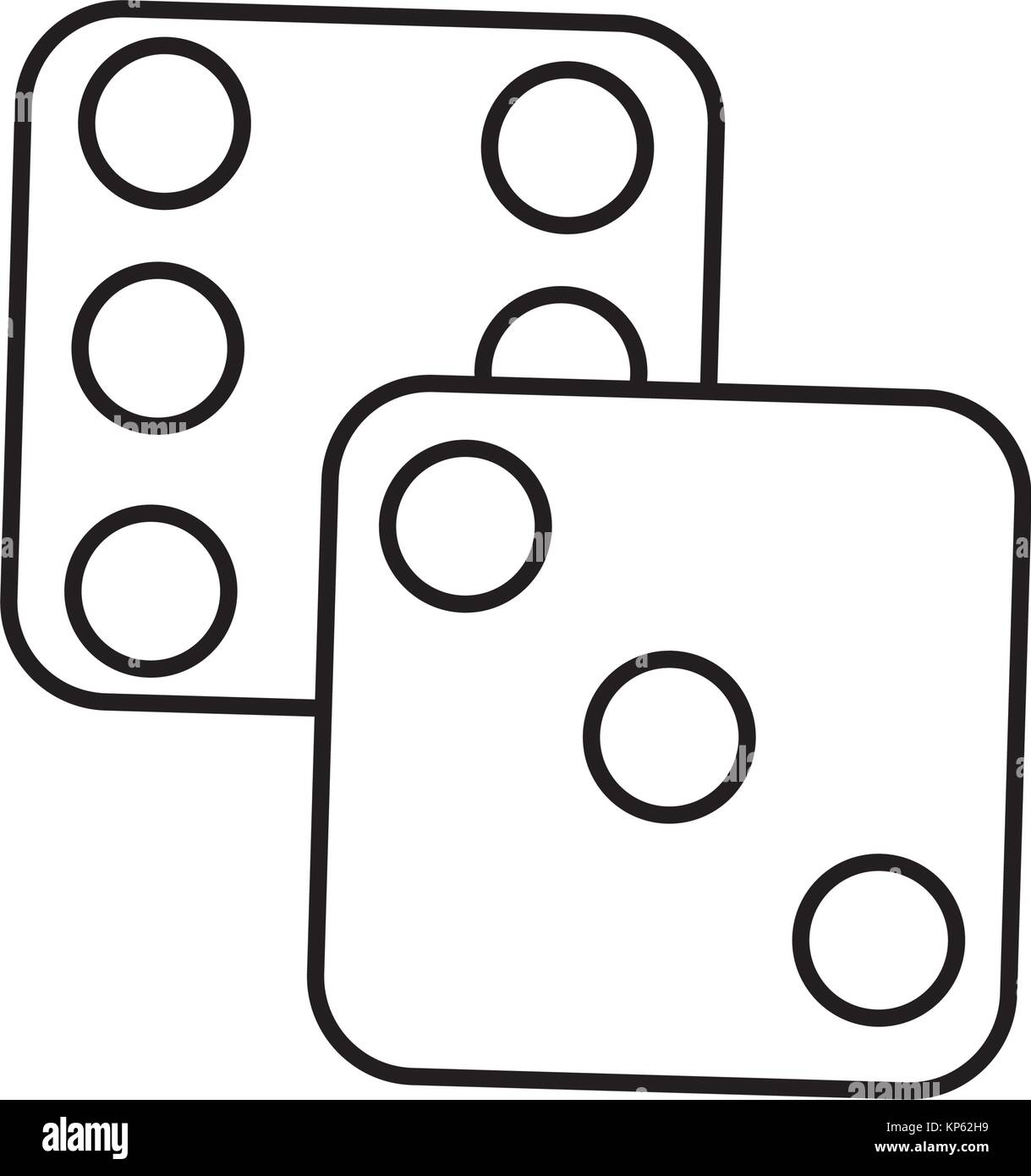 Isolated dice design Stock Vector Image & Art - Alamy