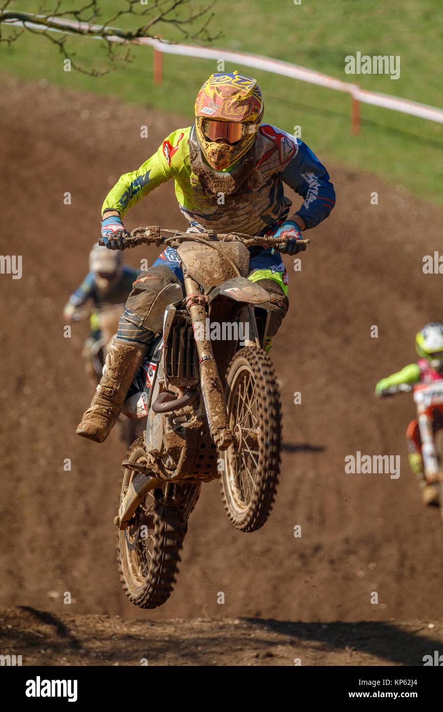 Honda MX1 class Motorcross entrants at the 2017 Maxxis British ...