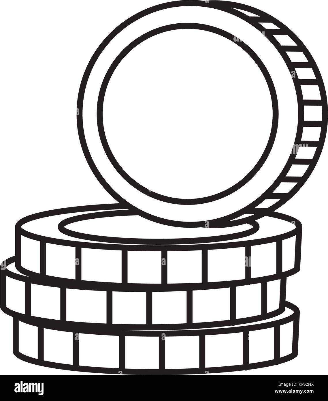 Isolated coin design Stock Vector Image & Art - Alamy