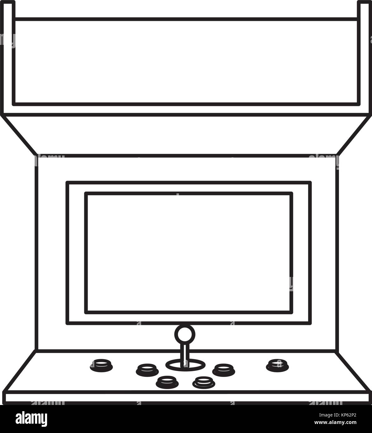 Arcade machine design Stock Vector Image & Art - Alamy