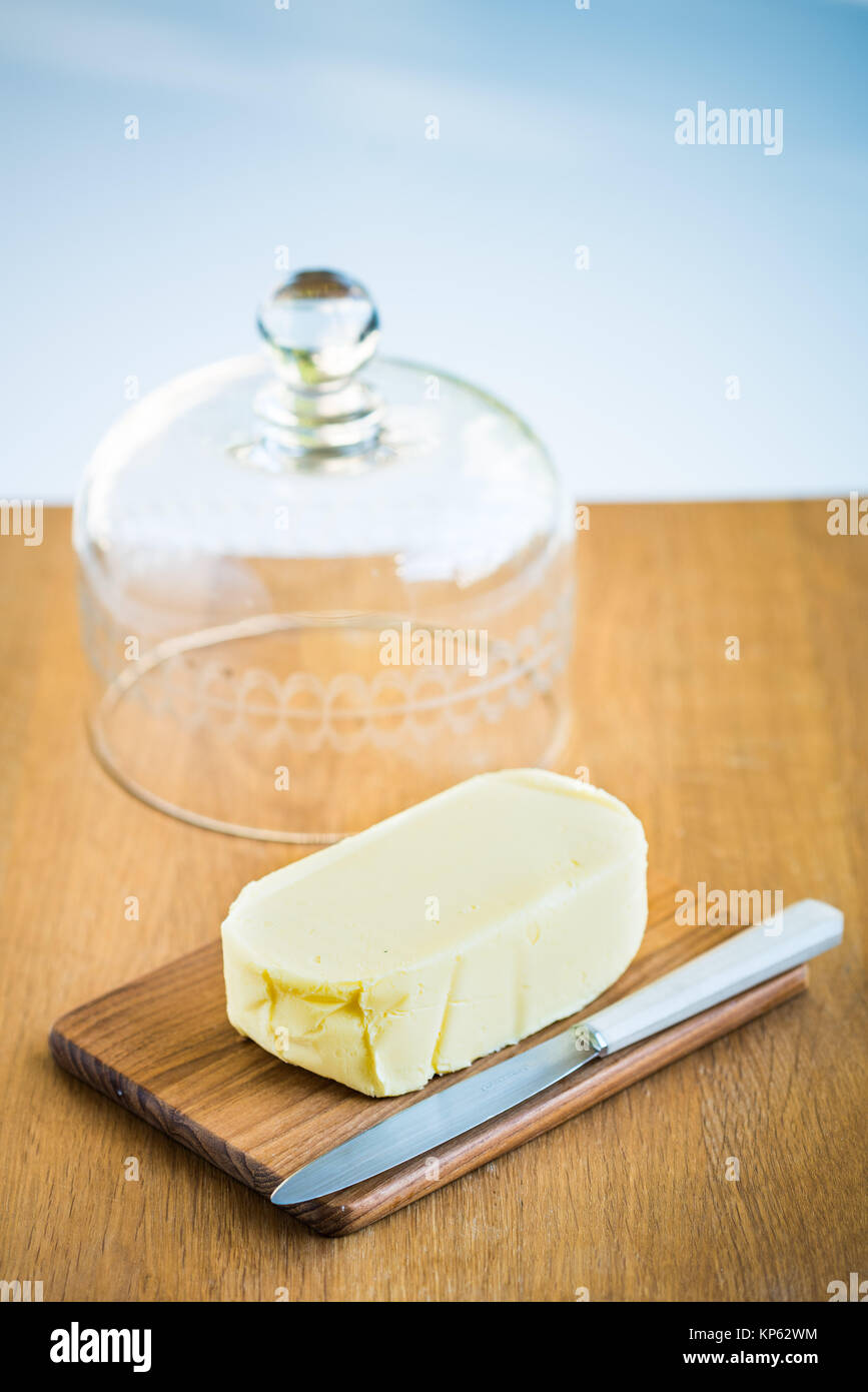 Butter under a bell Stock Photo - Alamy