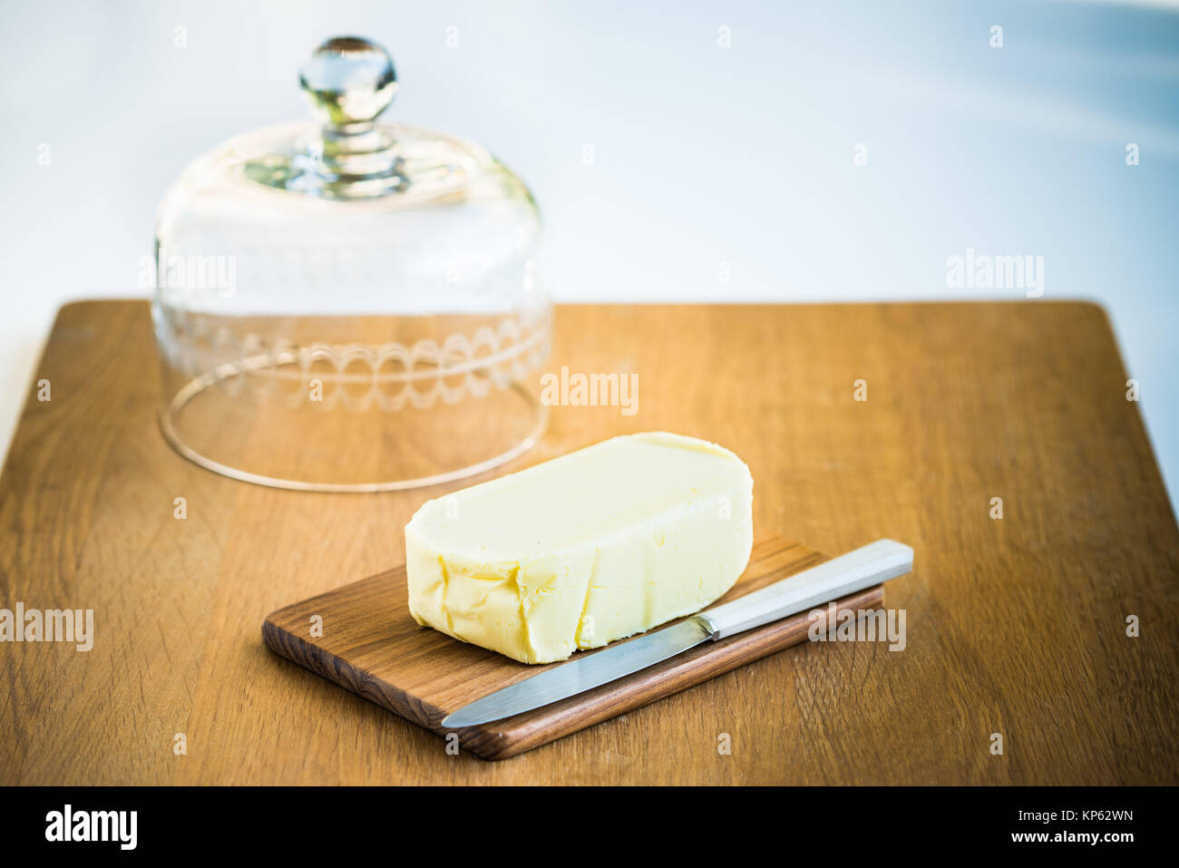 Butter under a bell Stock Photo - Alamy