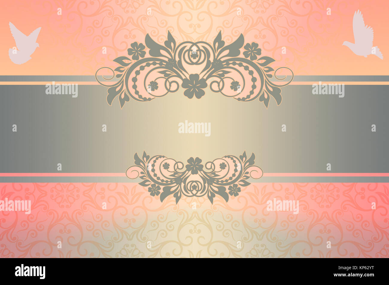 Template wedding invitation white doves hi-res stock photography and ...