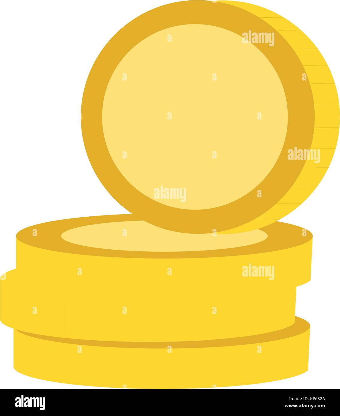 Isolated coin design Stock Vector Image & Art - Alamy