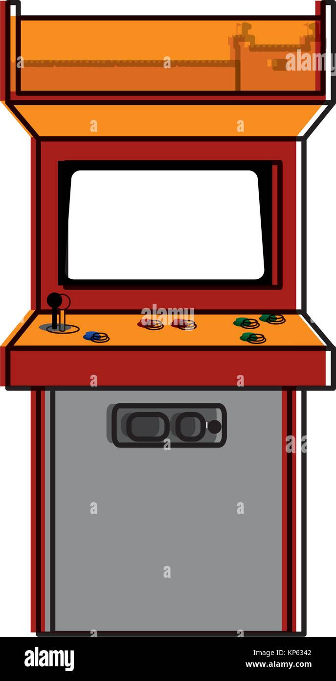 Arcade machine design Stock Vector Image & Art - Alamy