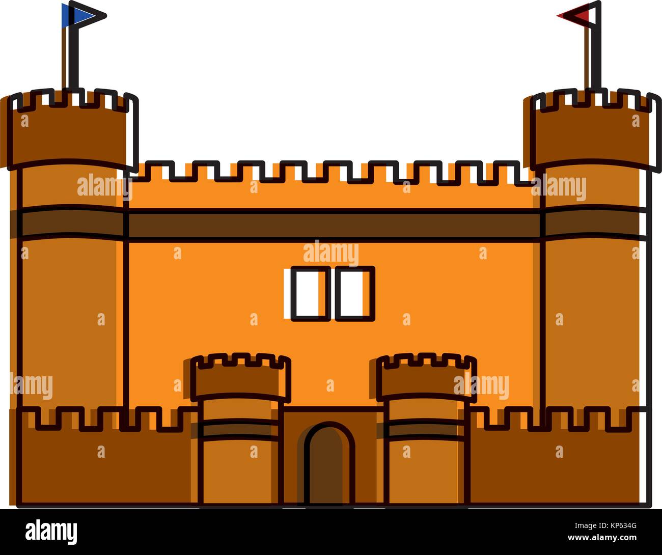Isolated castle design Stock Vector Image & Art - Alamy