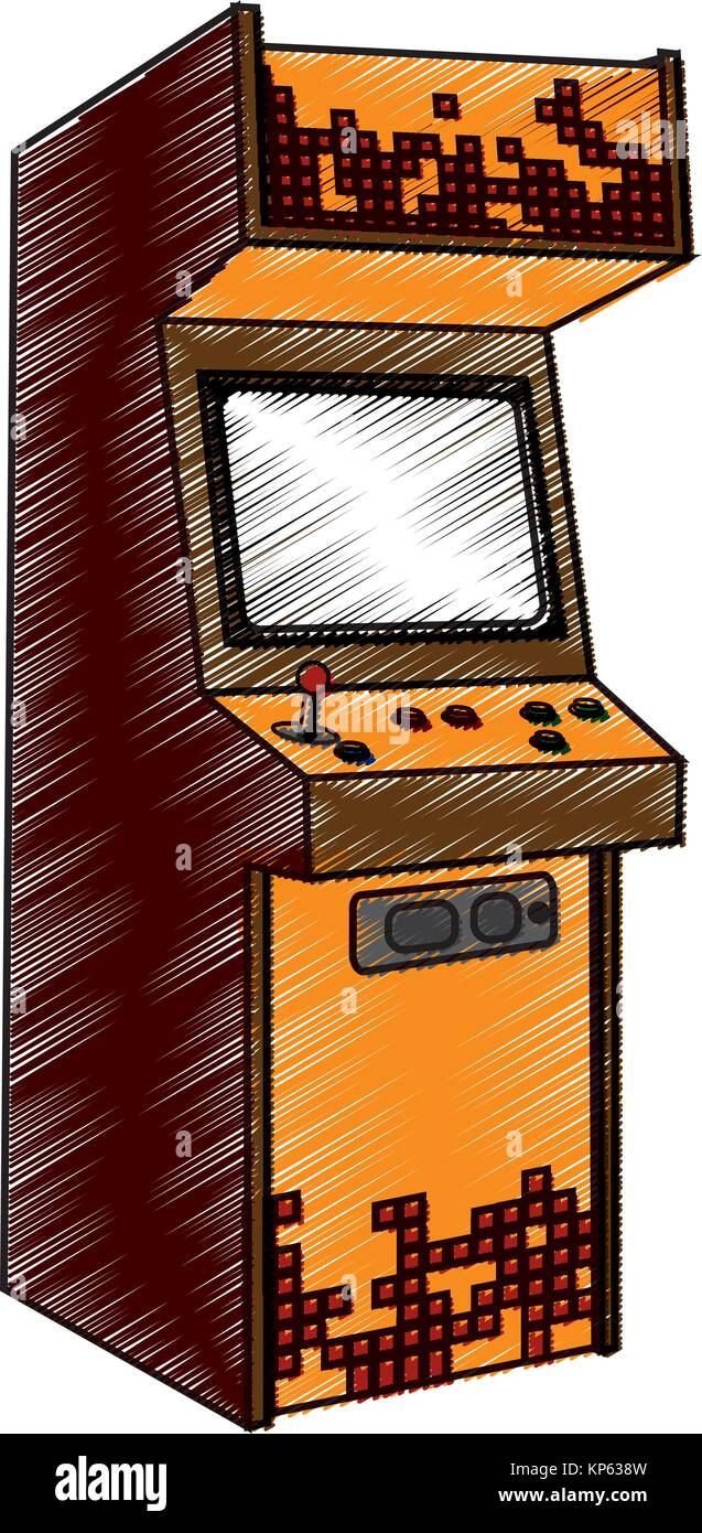 Arcade machine design Stock Vector Image & Art - Alamy