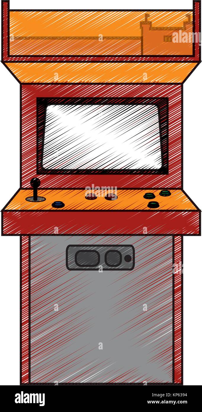 Arcade machine design Stock Vector Image & Art - Alamy