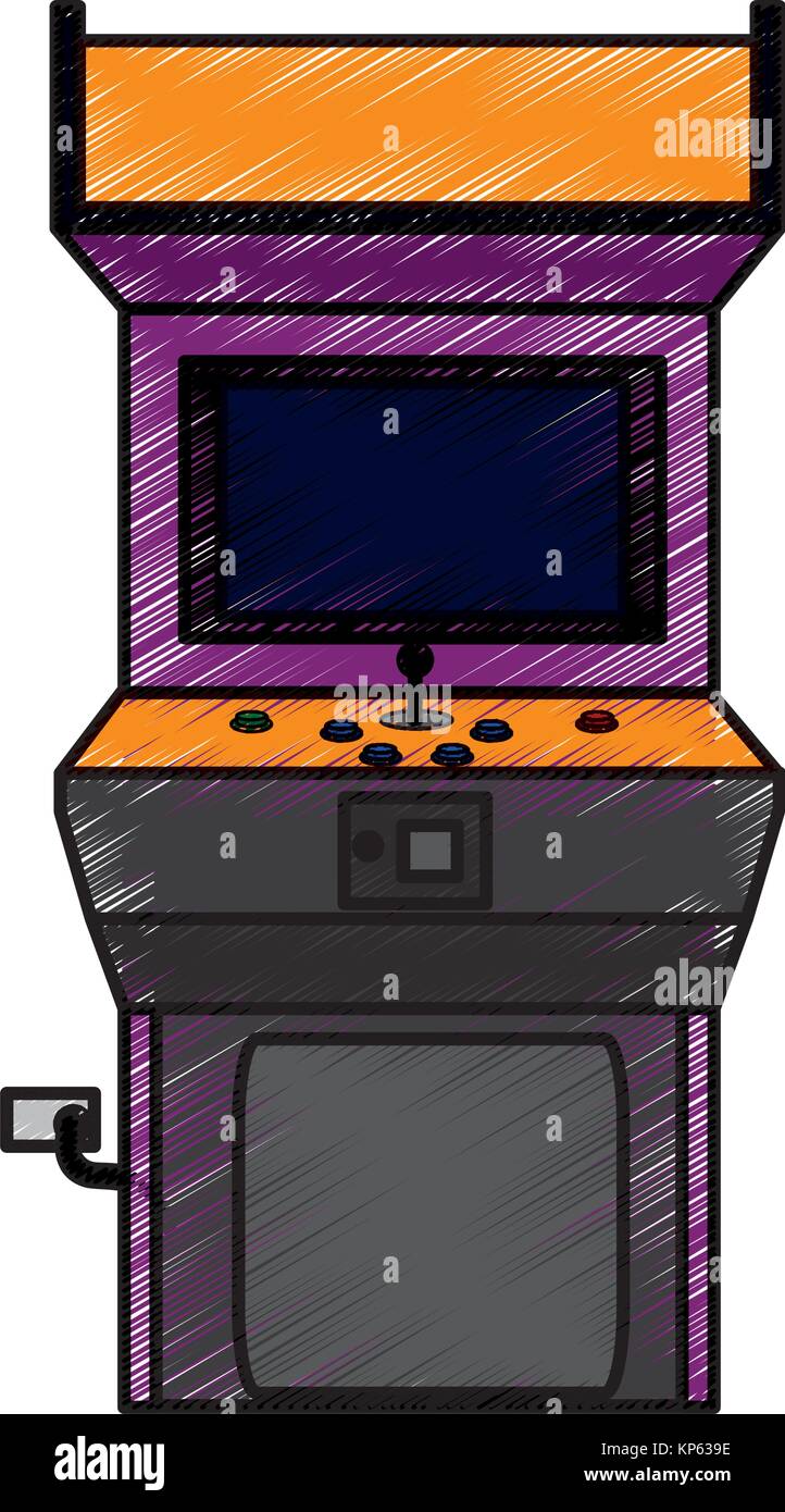 Arcade machine design Stock Vector Image & Art - Alamy