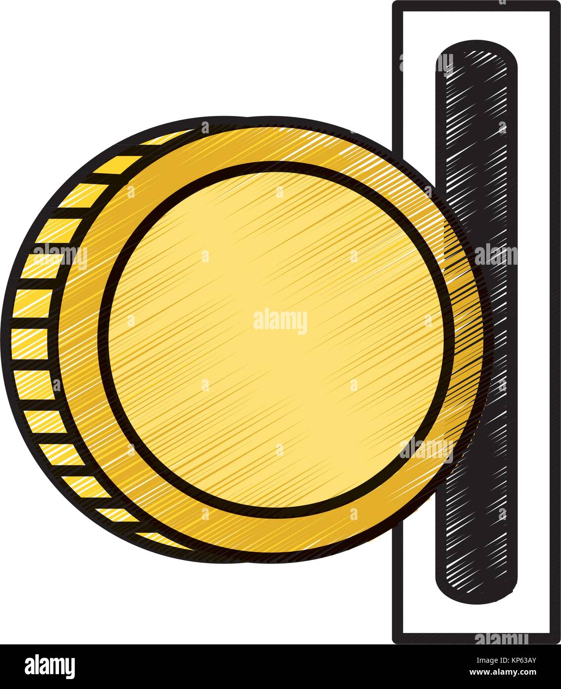 Isolated coin design Stock Vector Image & Art - Alamy
