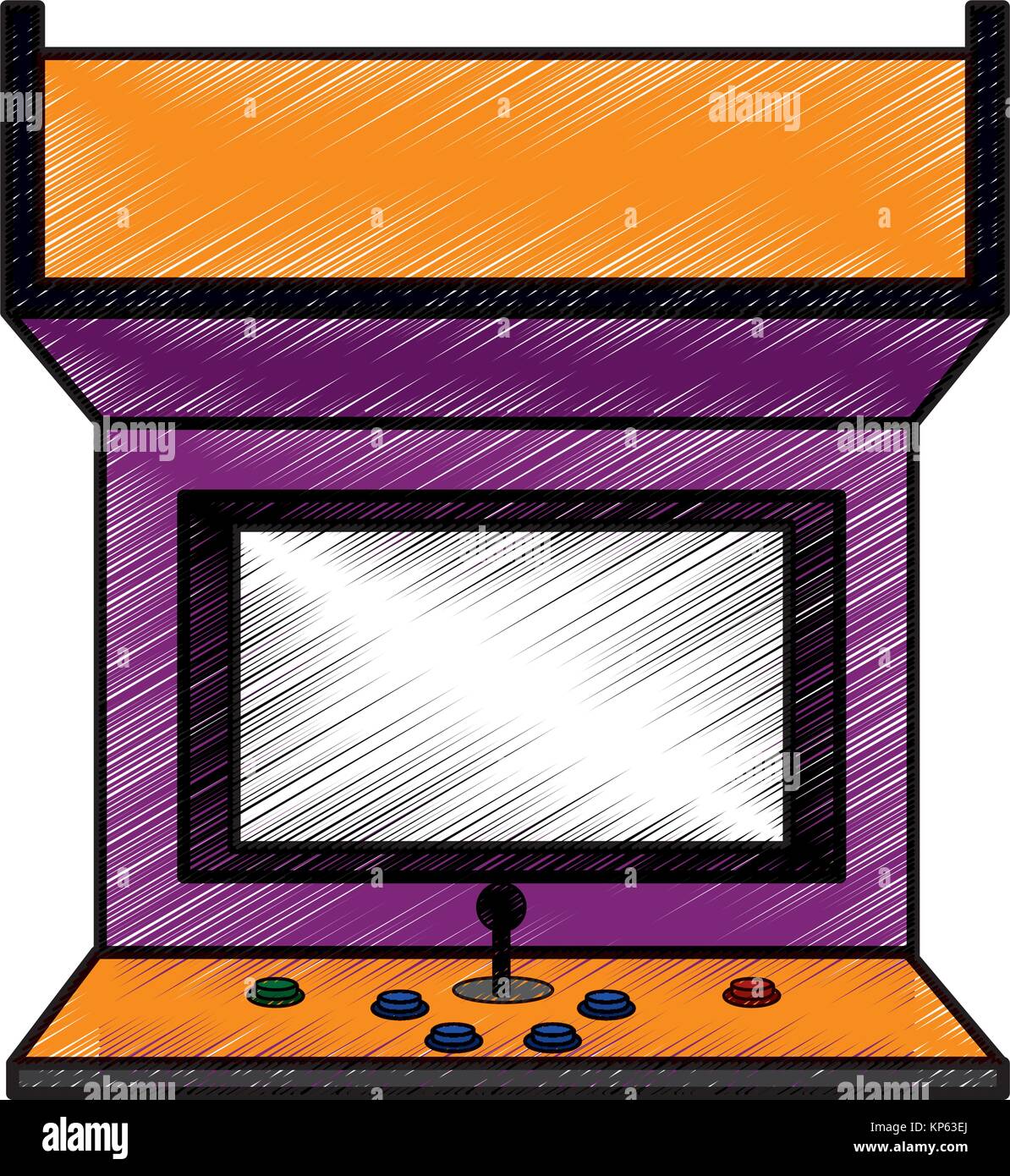 Arcade machine design Stock Vector Image & Art - Alamy