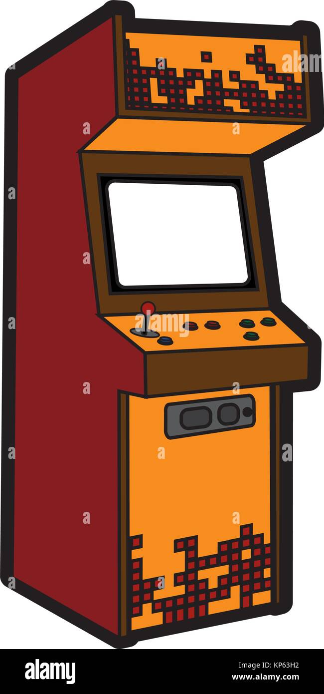 Arcade machine design Stock Vector Image & Art - Alamy