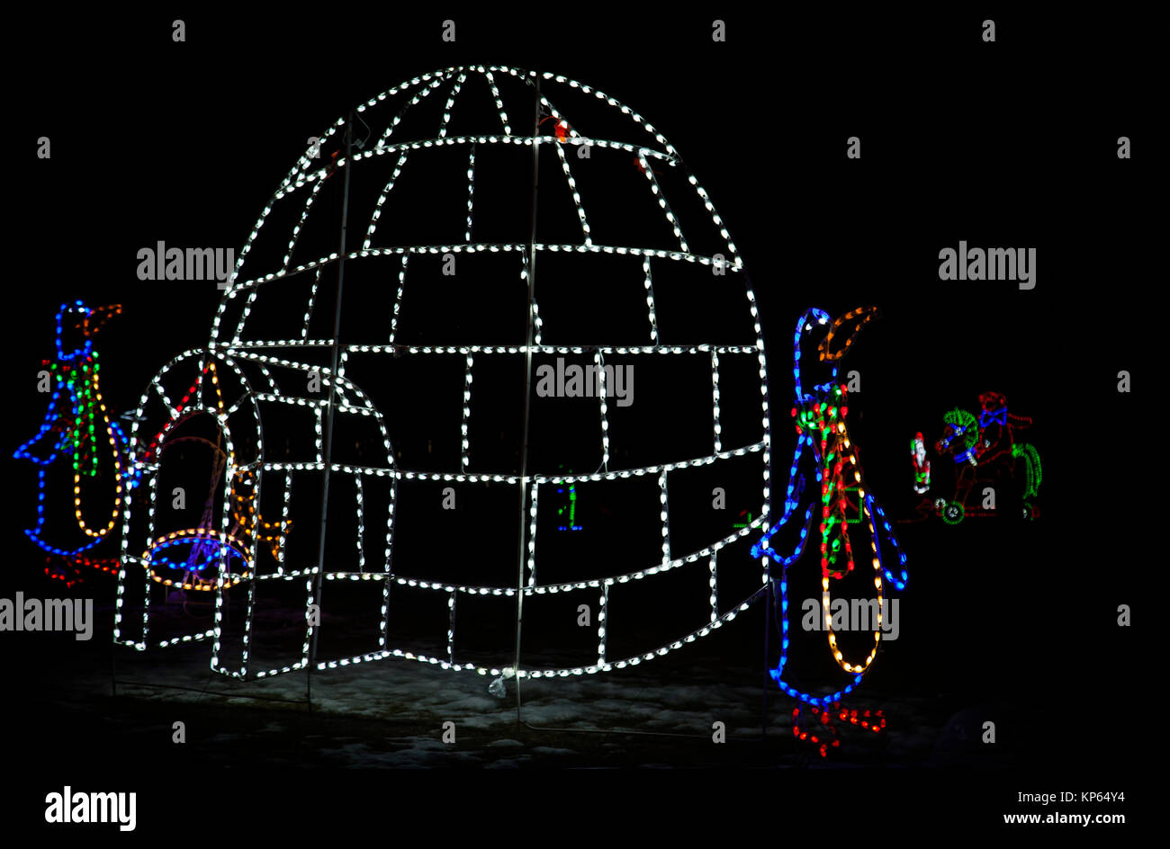 Airdrie Festival of Lights Stock Photo - Alamy