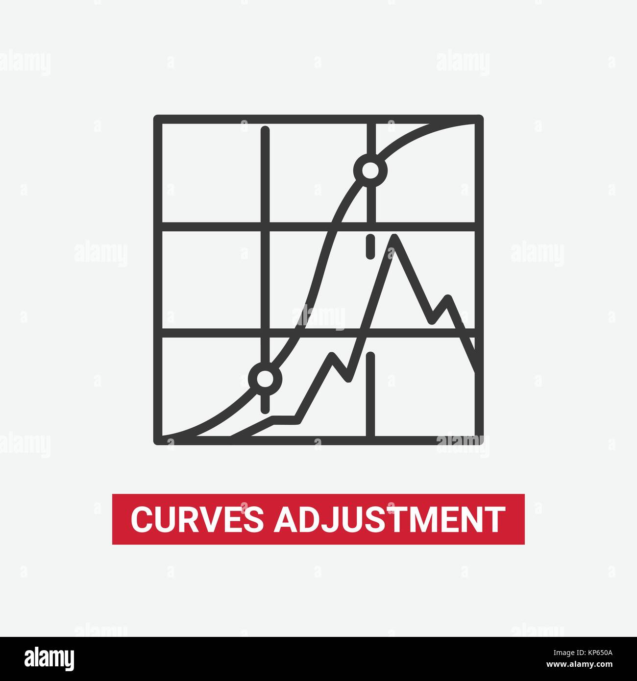 Curve adjustment Stock Vector Images - Alamy
