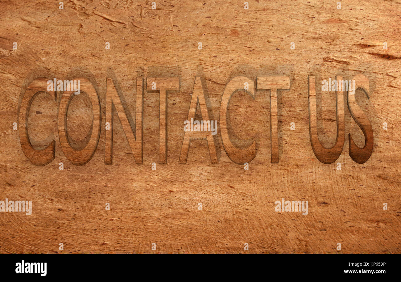 Stone wall texture with the words contact us Stock Photo - Alamy