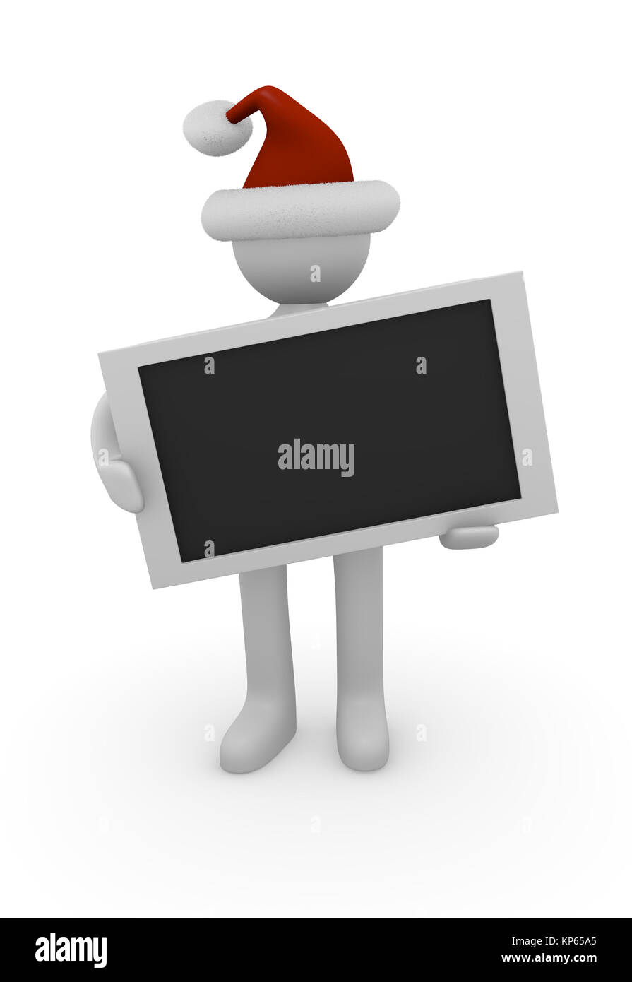 3d man holding sign board hi-res stock photography and images - Alamy