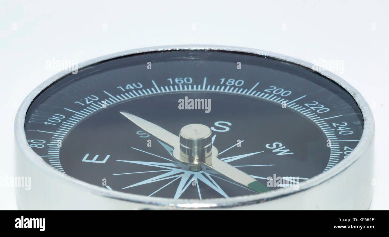 Compass isolated on white Stock Photo - Alamy