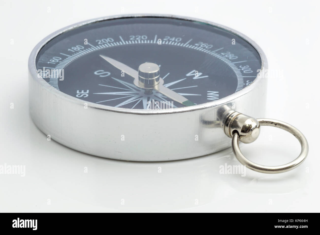 Compass isolated on white Stock Photo - Alamy