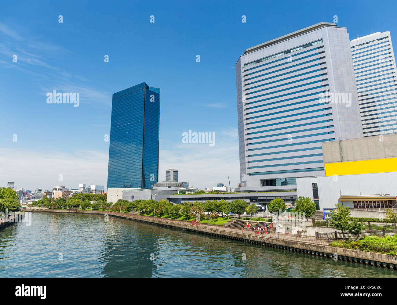 Osaka city at day time Stock Photo - Alamy