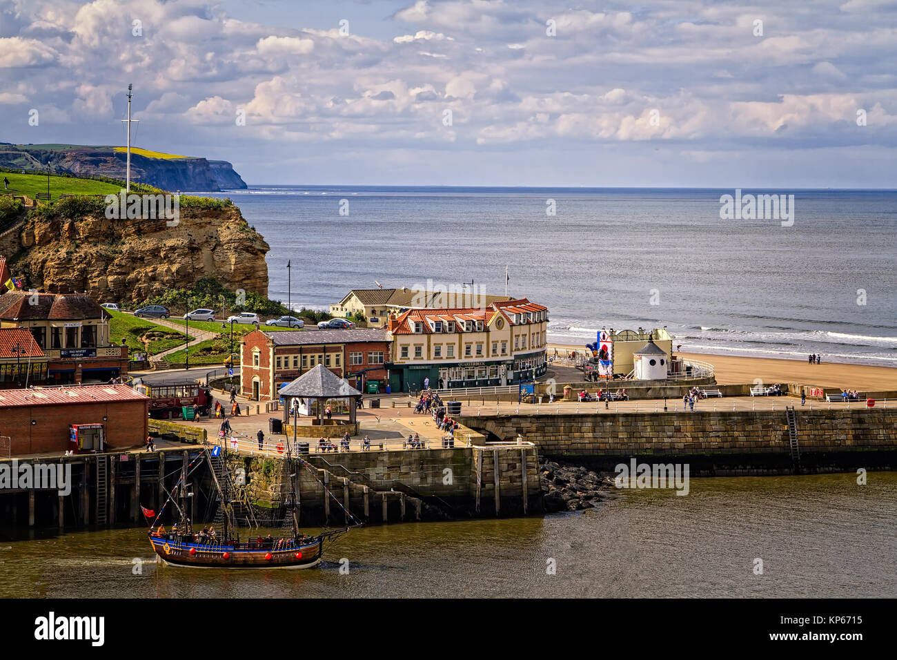 Whitby Harbour, Yorkshire, England Stock Photo - Alamy