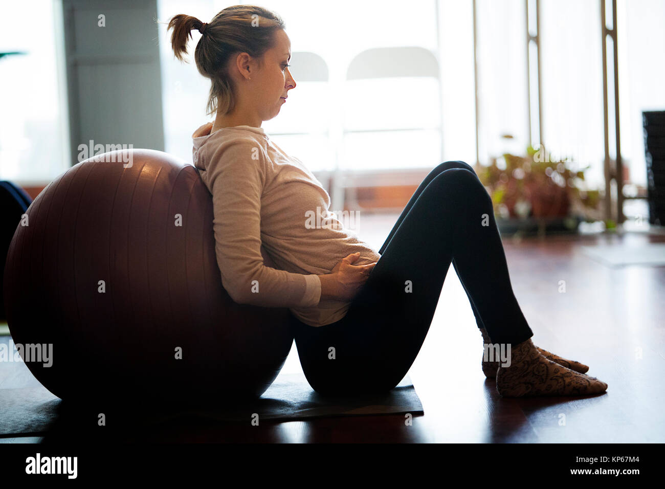 Birth Ball Exercises High Resolution Stock Photography and Images - Alamy