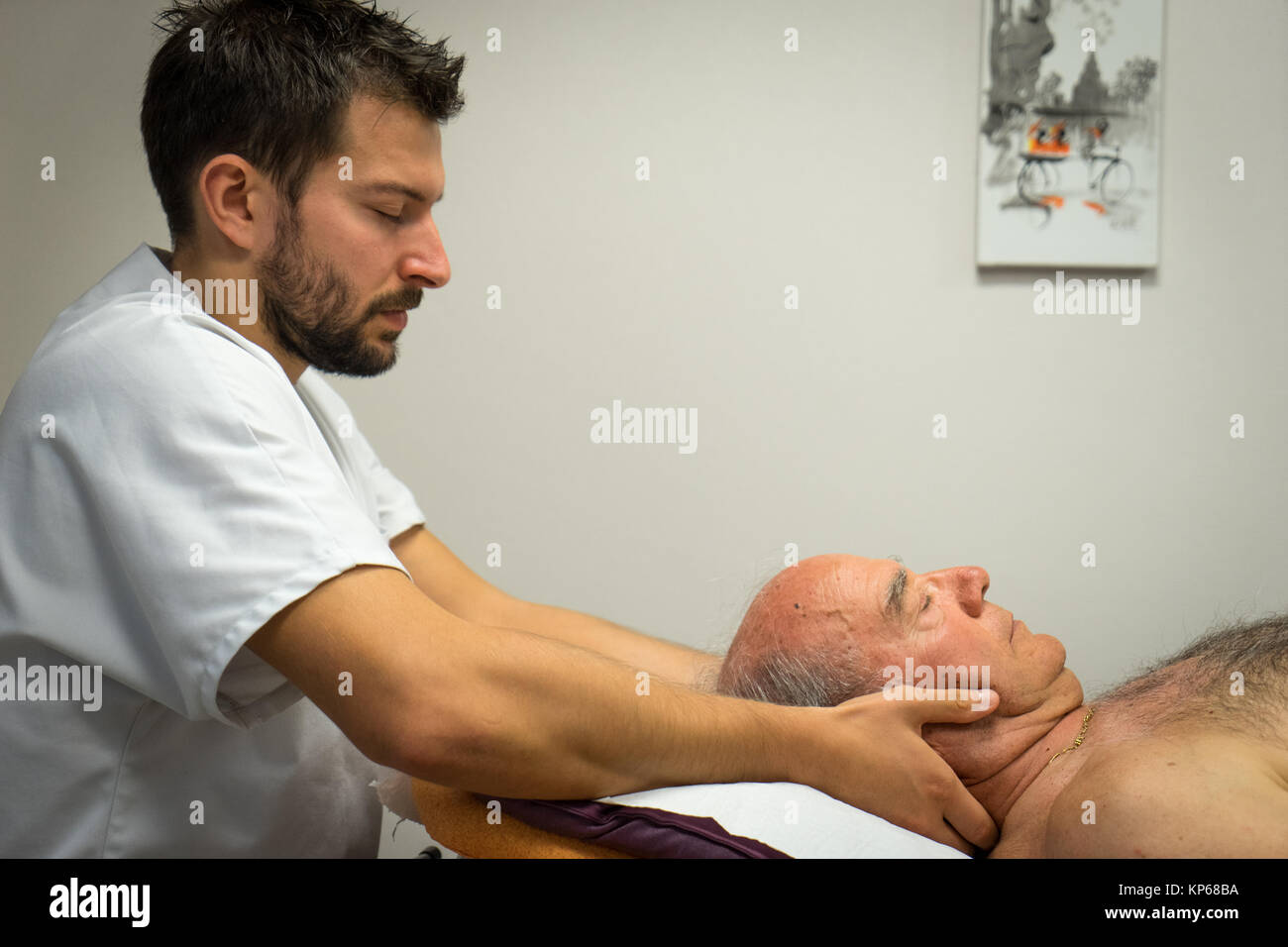 Osteopathy neck hi-res stock photography and images - Alamy