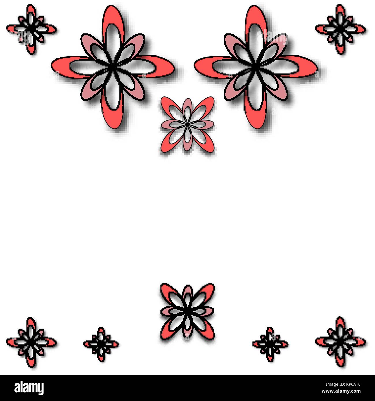 Fun colourful flower in pattern for baby Stock Vector Image & Art - Alamy