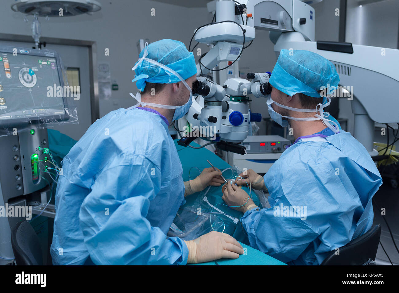 RETINAL DETACHMENT, SURGERY Stock Photo - Alamy