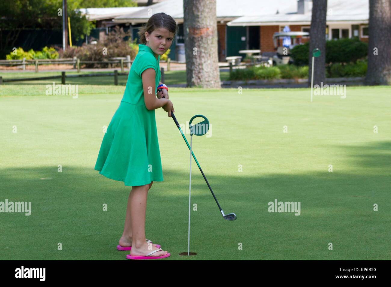 Kid hit ball of a tee hi-res stock photography and images - Alamy