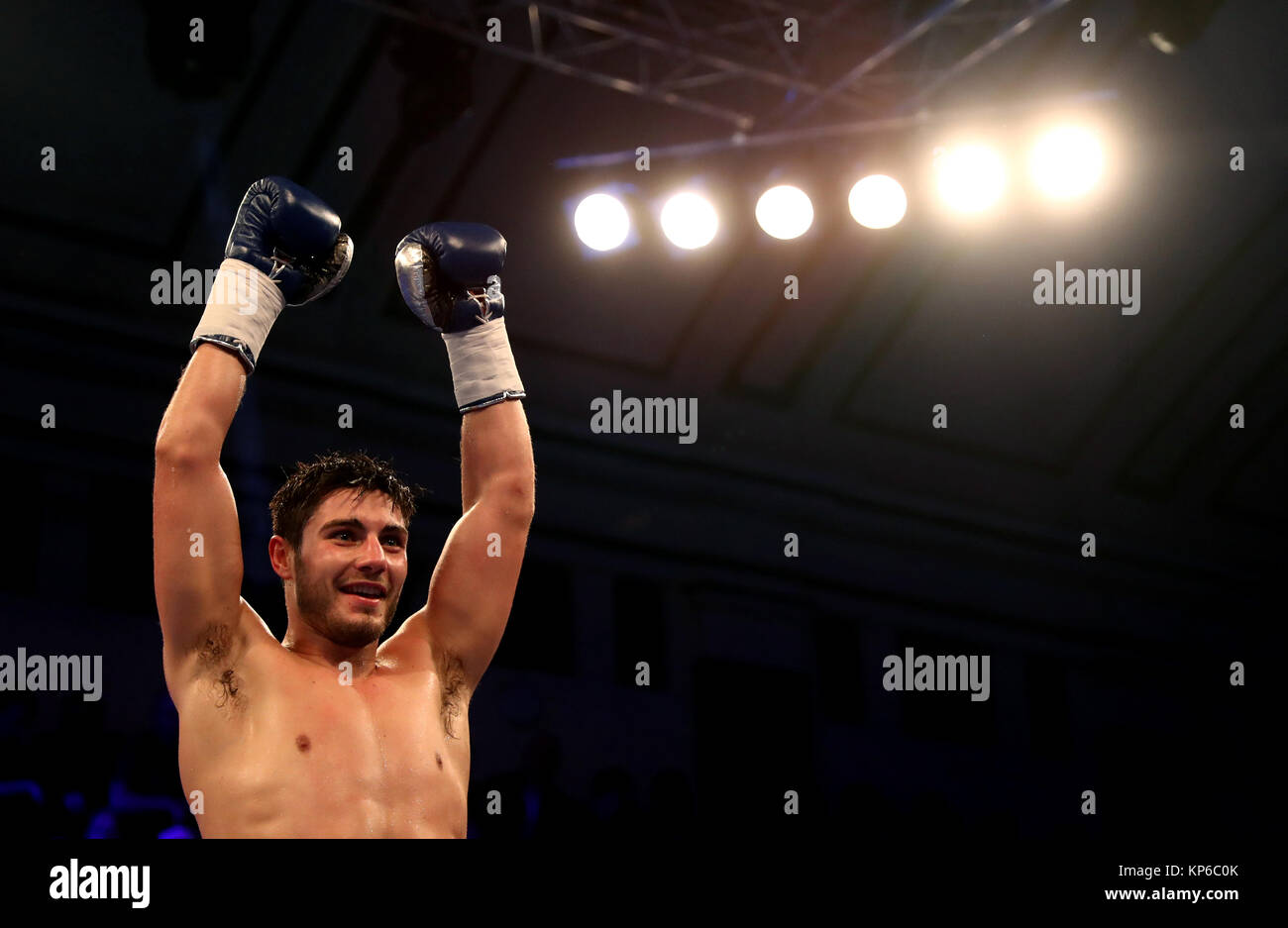 Josh Kelly celebrates victory over Jean Michel Hamilcaro in the Super ...