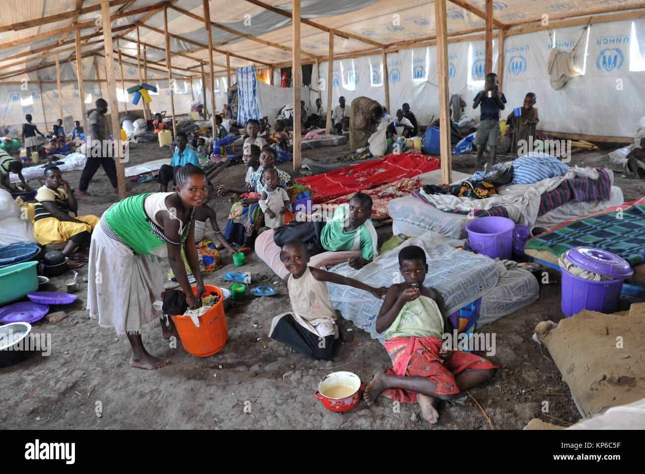 Refugee beds hi-res stock photography and images - Alamy