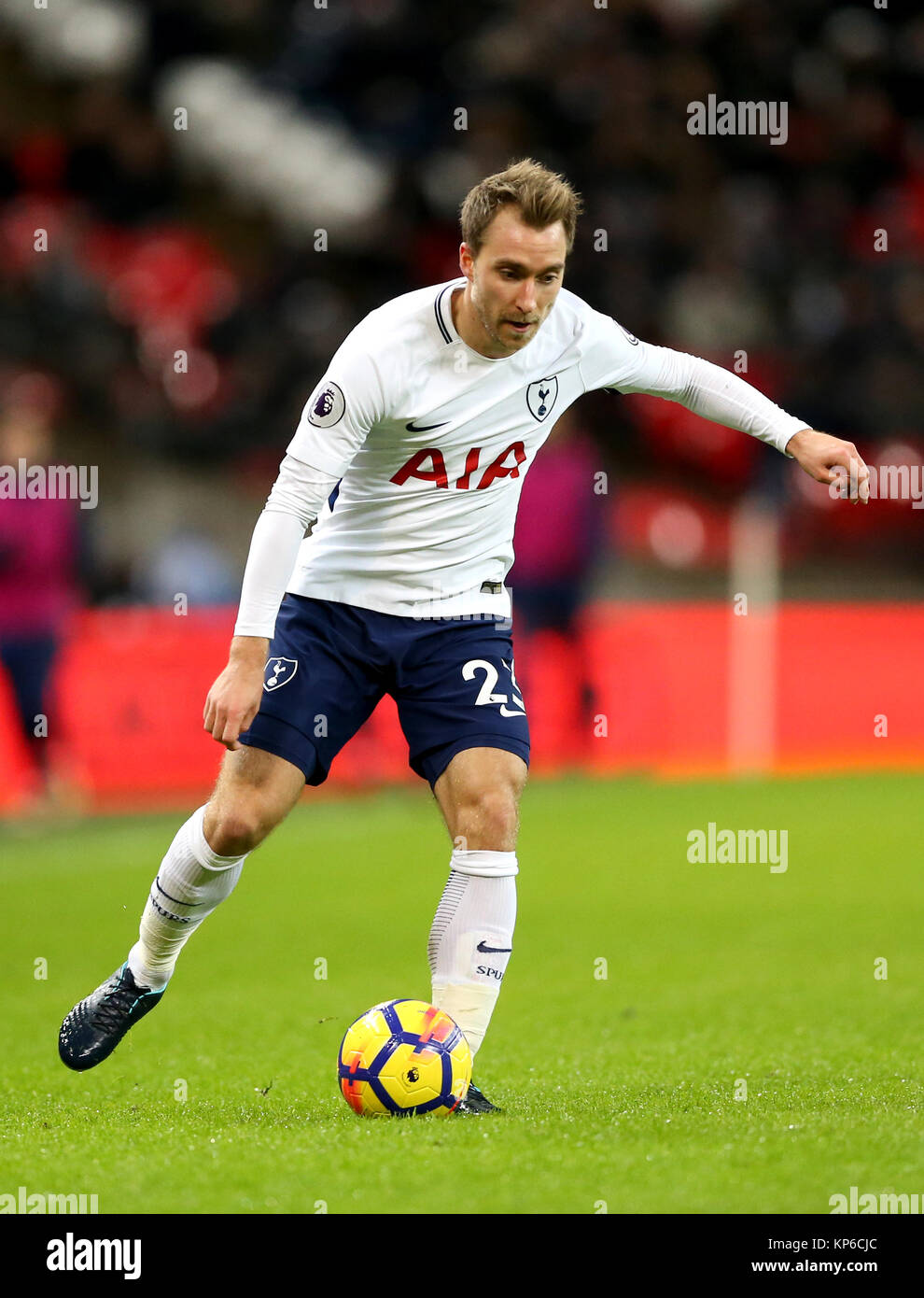 Tottenham Hotspur's Christian Eriksen during the Premier League match ...