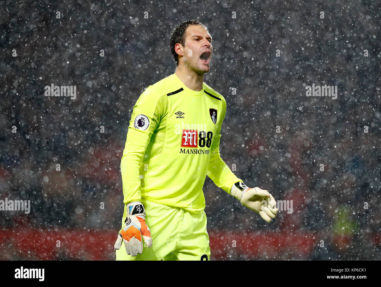 AFC Bournemouth goalkeeper Asmir Begovic during the Premier League ...