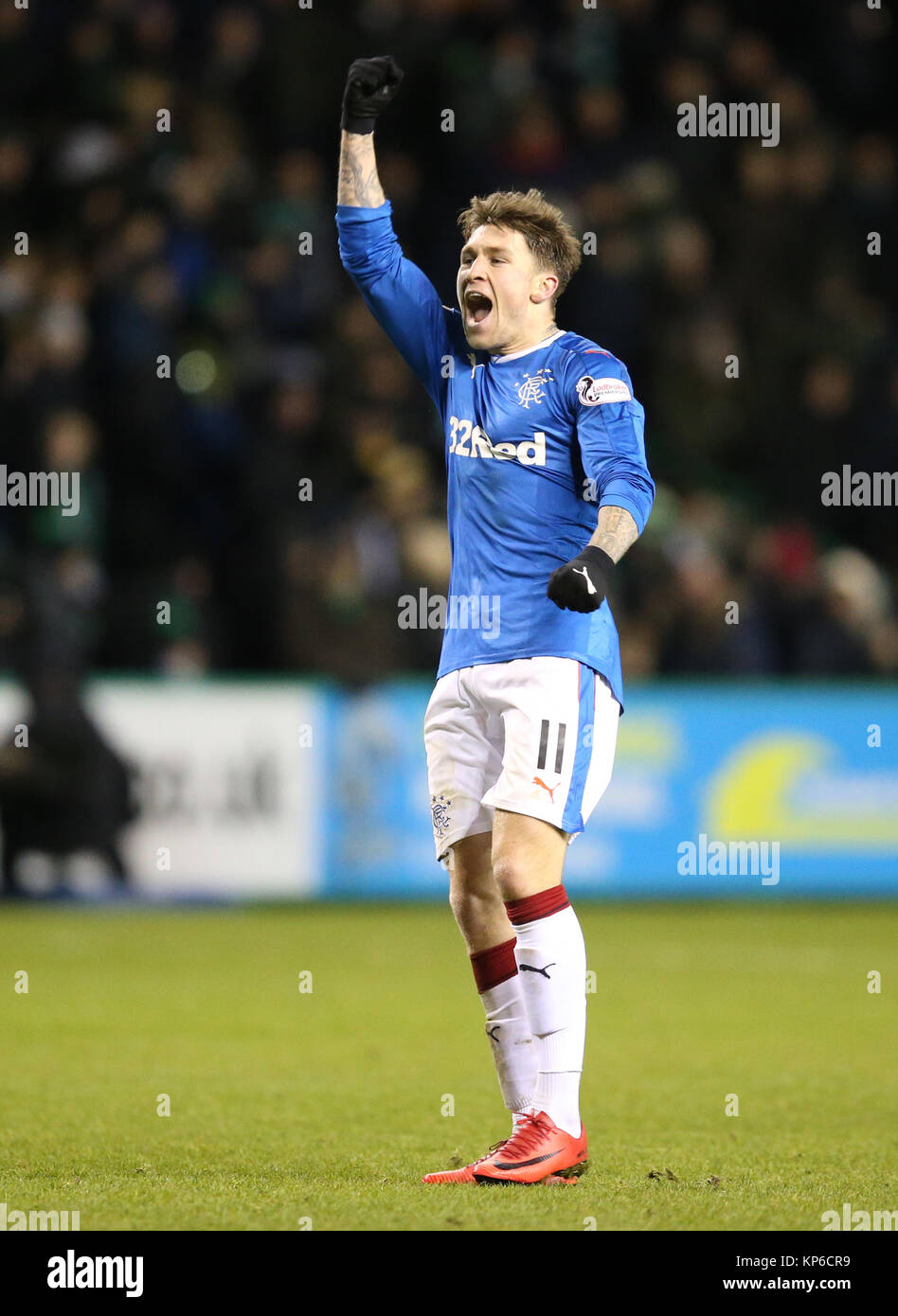 Rangers' Josh Windass celebrates after the final whistle during the ...