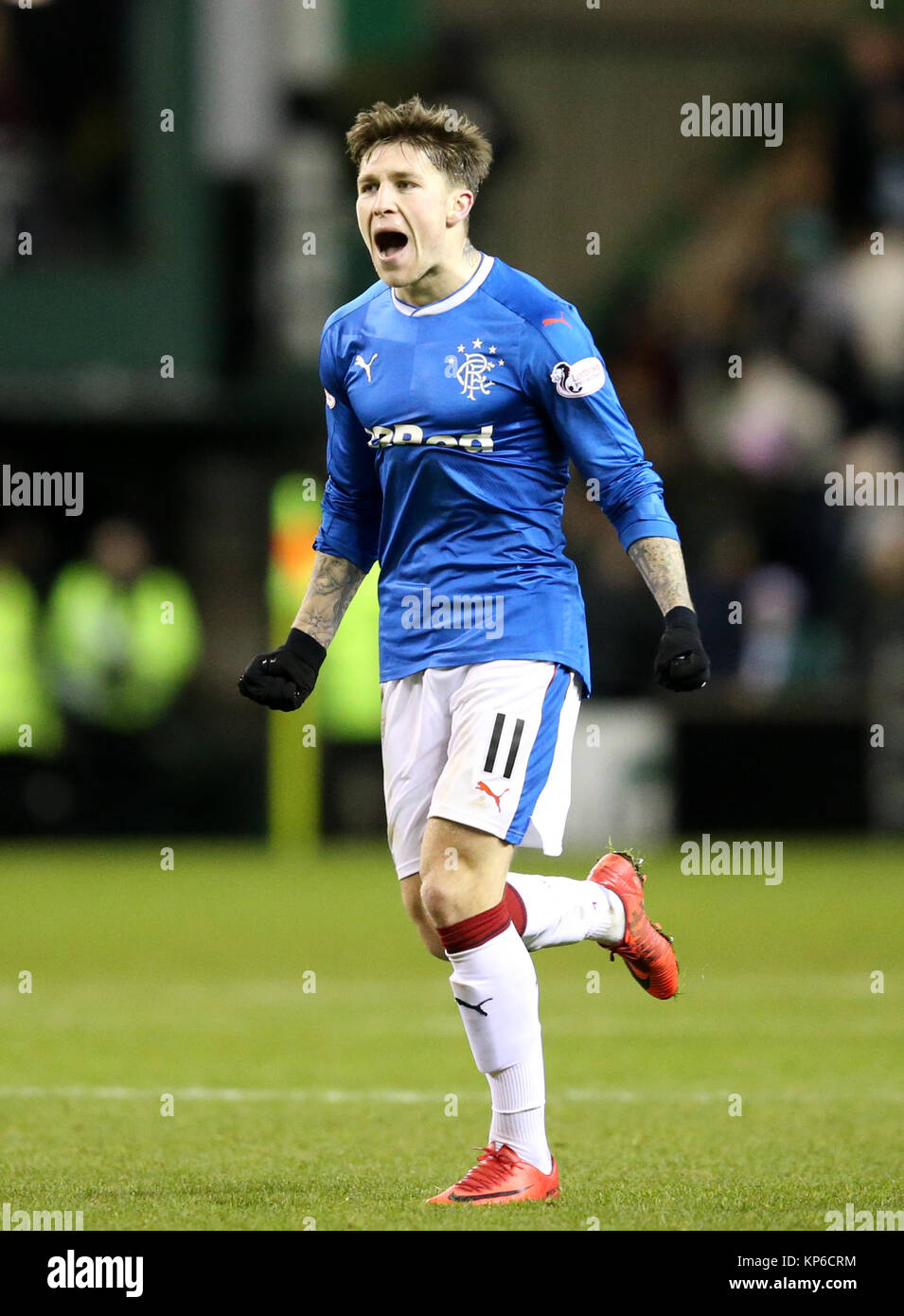 Rangers' Josh Windass celebrates after the final whistle during the ...