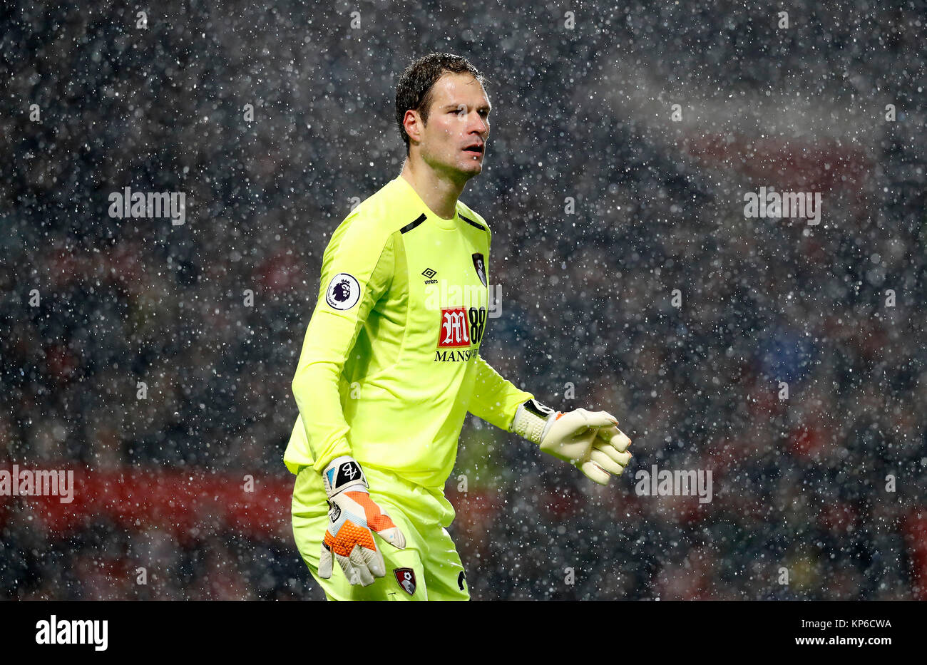 AFC Bournemouth goalkeeper Asmir Begovic during the Premier League ...