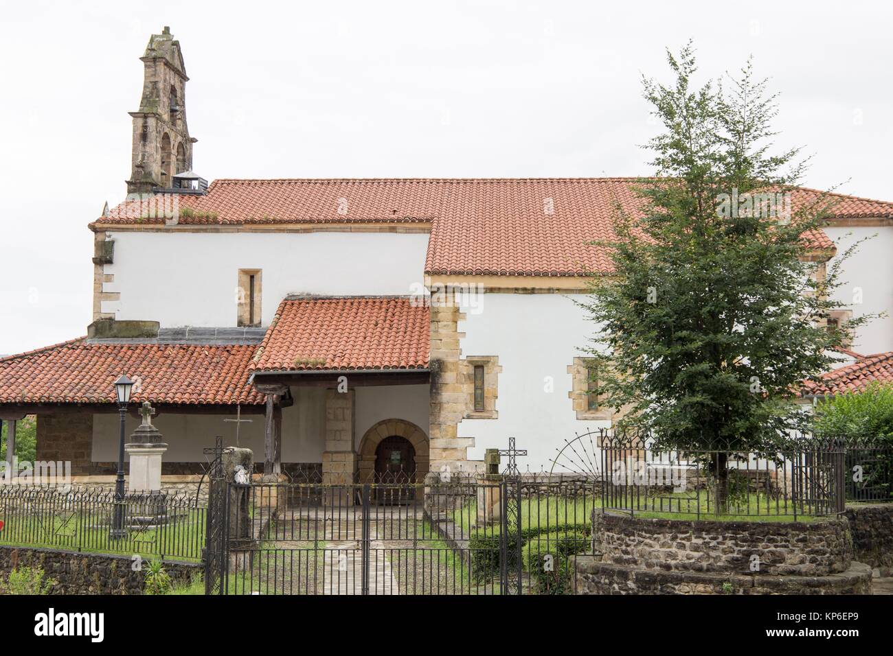 St Juan Church in Selaya village Cantabria valley Spain Stock Photo - Alamy