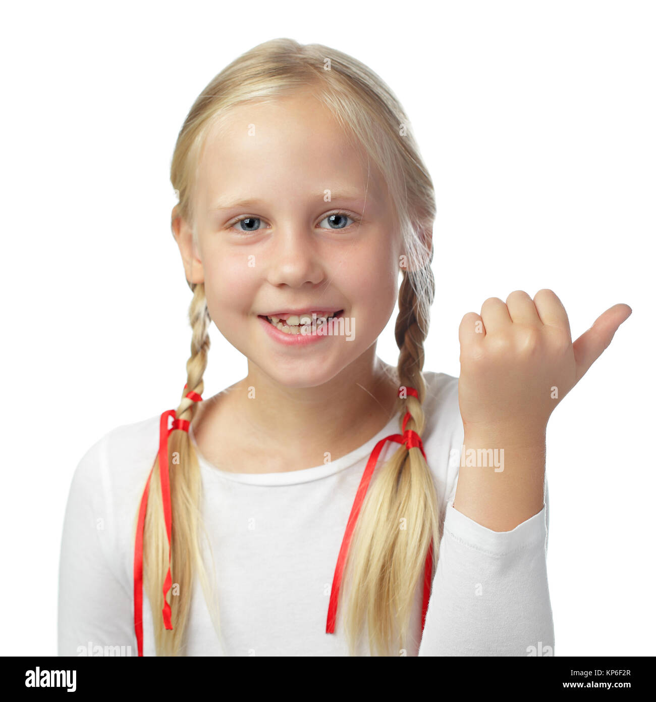 Child white background left hi-res stock photography and images - Alamy