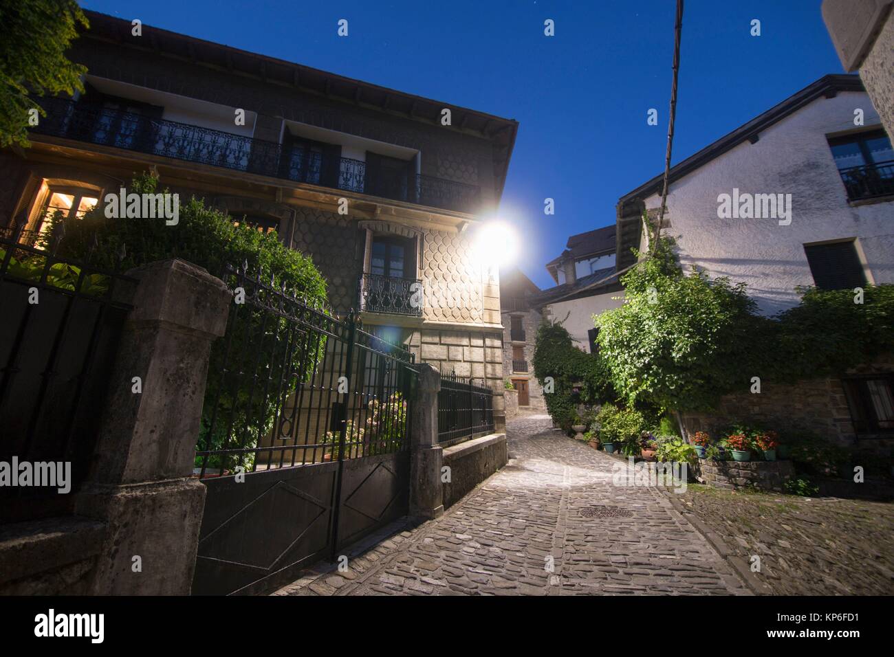 Isaba village in Roncal valley Navarre Spain Stock Photo - Alamy