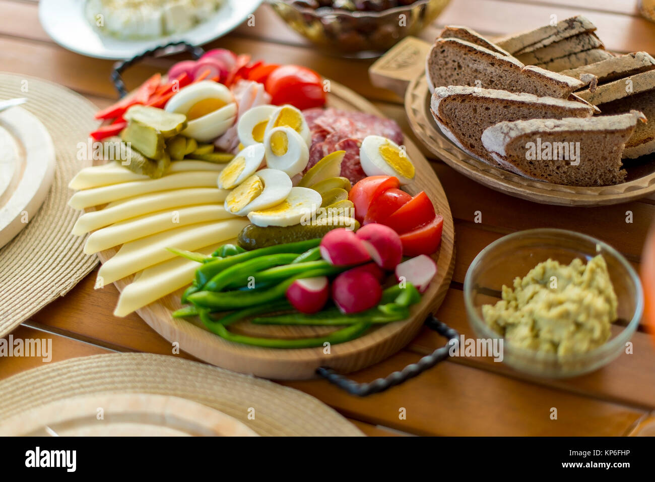 Brettljause - snack Stock Photo - Alamy