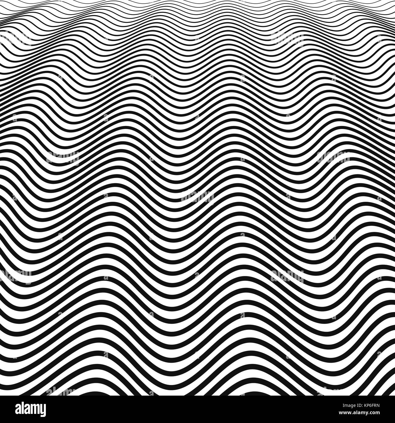 abstract halftone waves. vector graphic background for design Stock ...